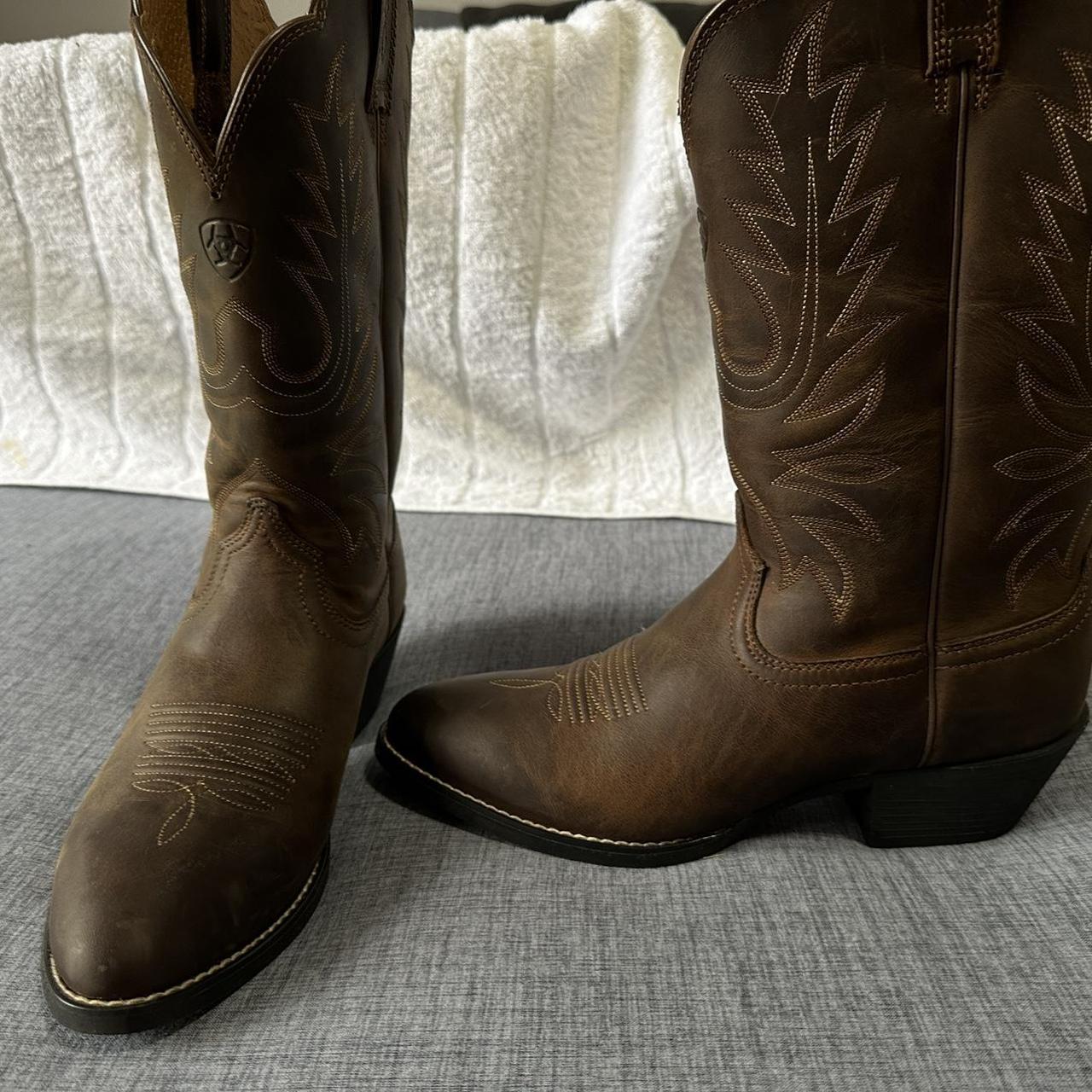 Ariat cowboy boots, brand new with original ariat... - Depop