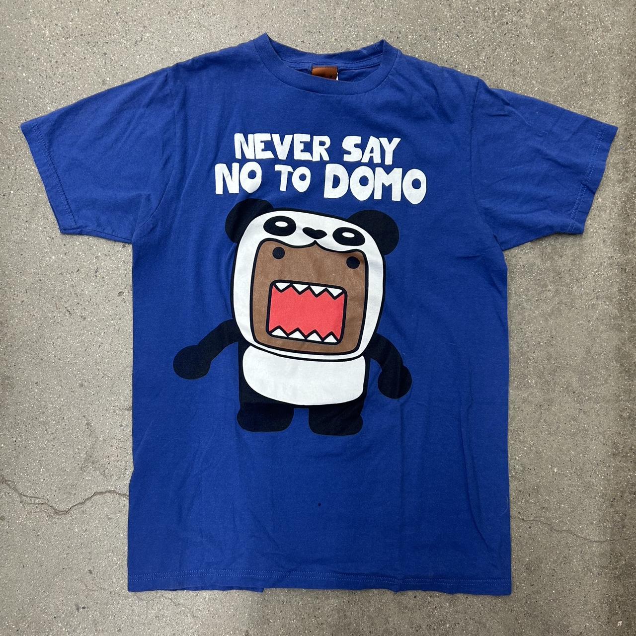Blue Domo Never Say No To Domo cotton t-shirt #Domo... | Depop