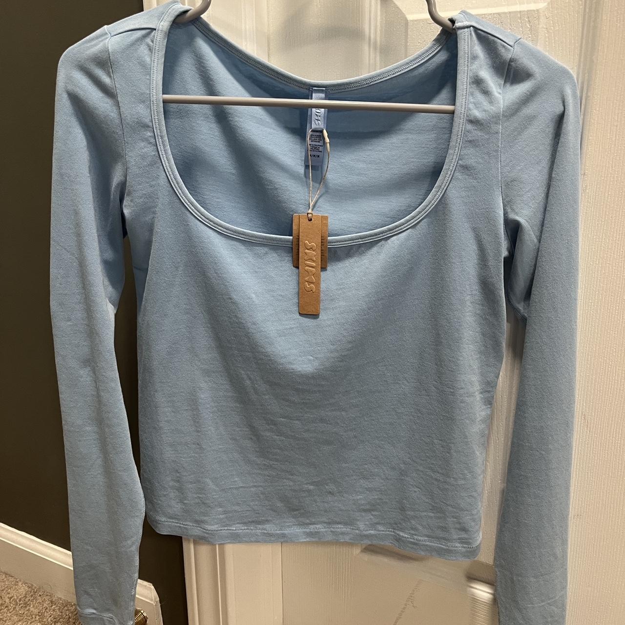 SKIMS brand new with tags, limited edition top💙 sold... - Depop