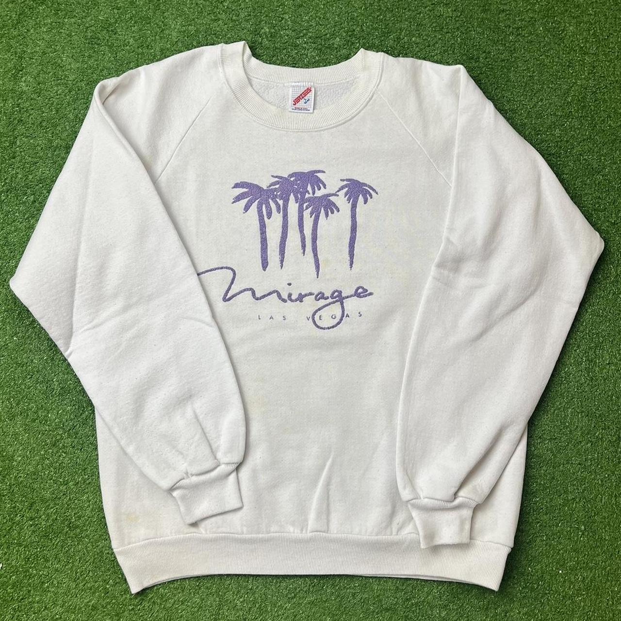 Vintage Mirage Las Vegas Travel Sweatshirt Jerzees... - Depop