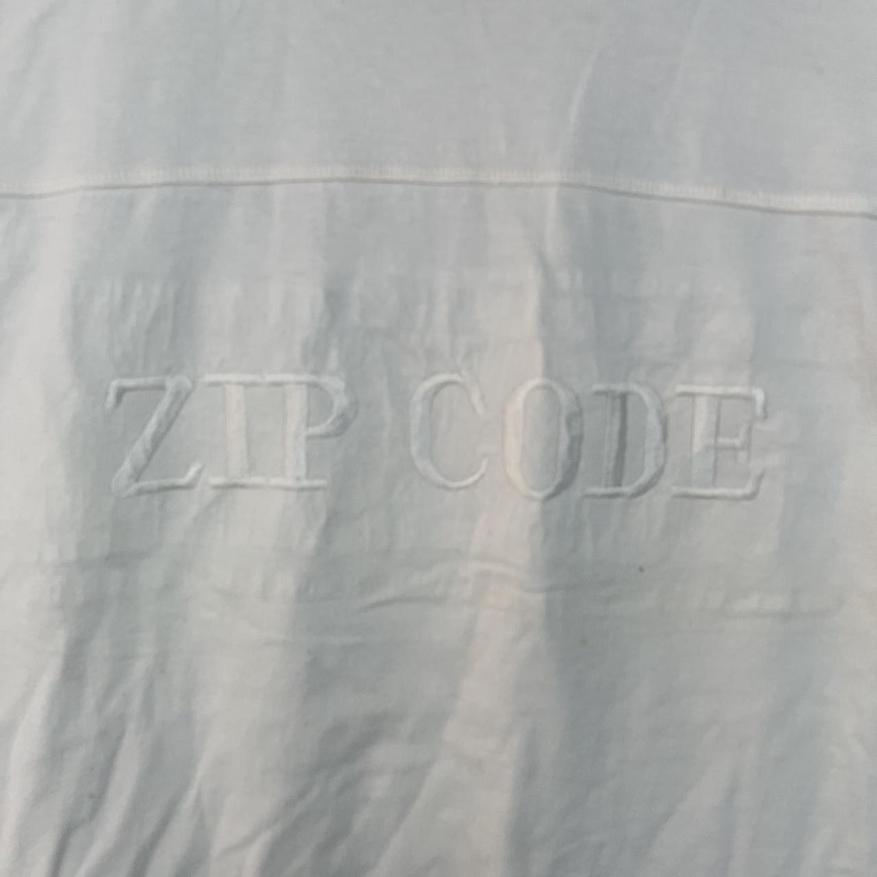 Vintage White Zip Code Tee Men’s Size XL Bundling... - Depop