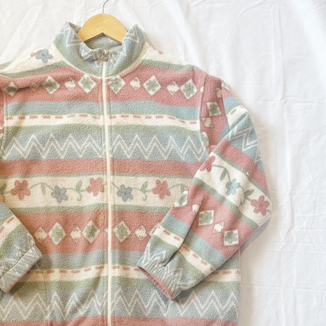 Alfred Dunner Petite Fleece Coastal Grandma... - Depop