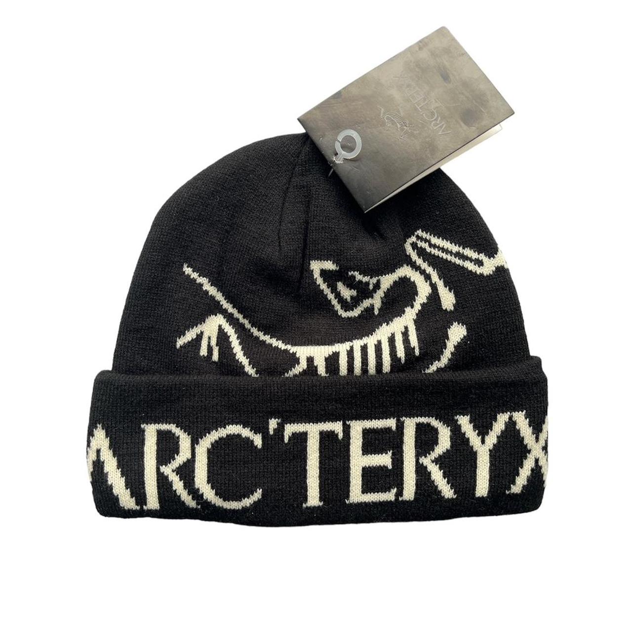 Arc'teryx Men's Black and White Hat | Depop