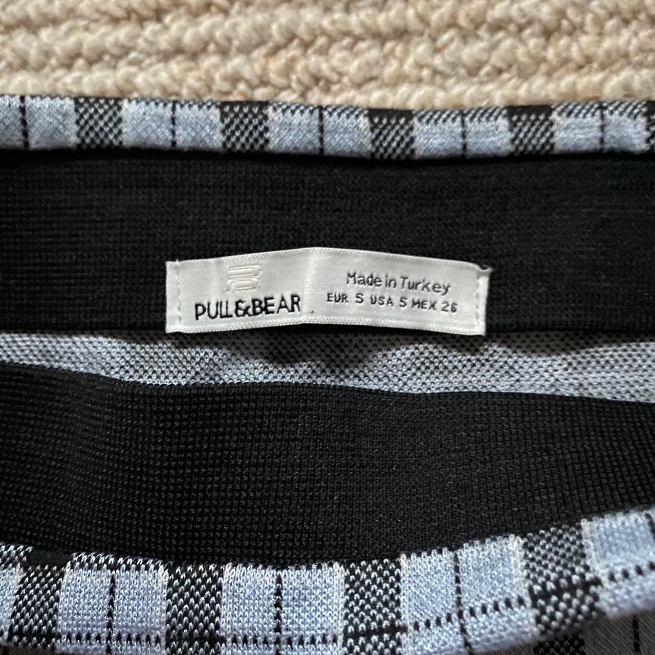 Really cute blue PULL&BEAR mini skirt with... - Depop