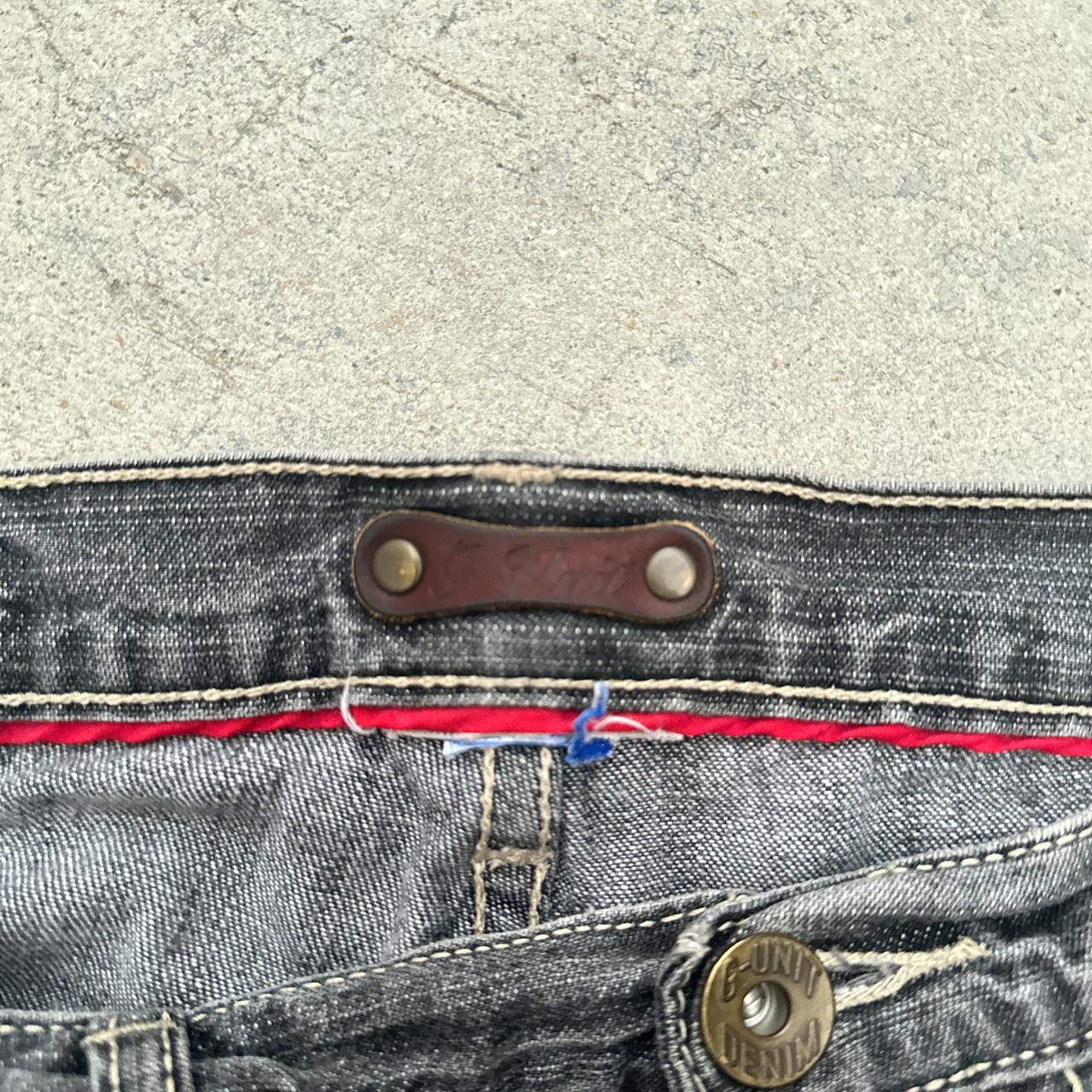 Y2K 50 CENT G UNIT Faded Black BAGGY JNCO Style Rare... | Depop