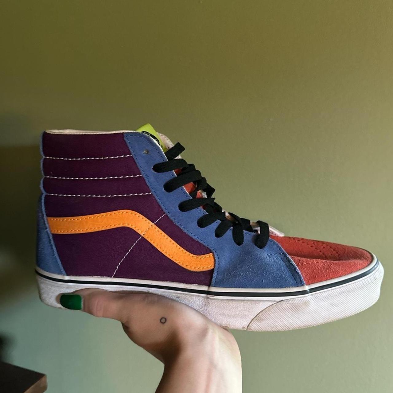 Vans Sk8-Hi Grape Juice & Marigold... - Depop
