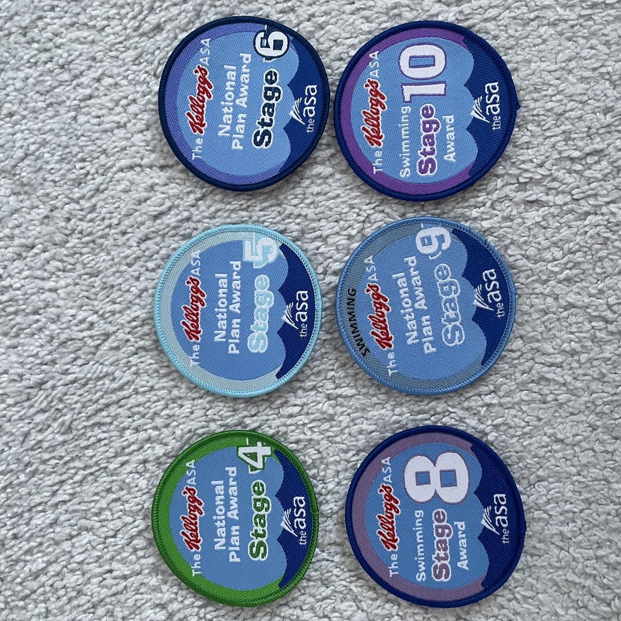 ASA assorted swimming stage badges | Depop