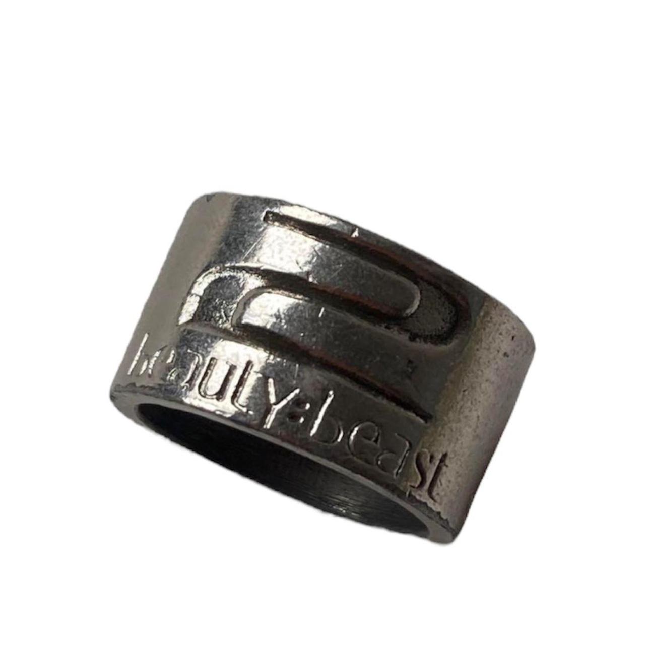 90's beauty:beast ring worn as shown diameter like... - Depop