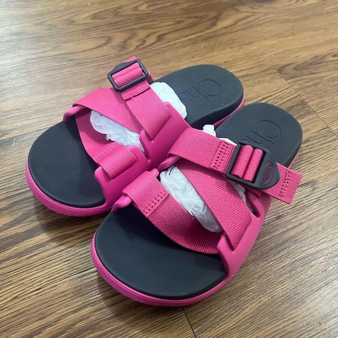 CHACO Magenta Chillo Slides Brand new without... - Depop