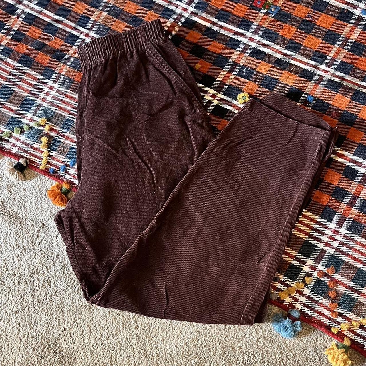 80s corduroy pants ️ marked size 10 but best fits... - Depop
