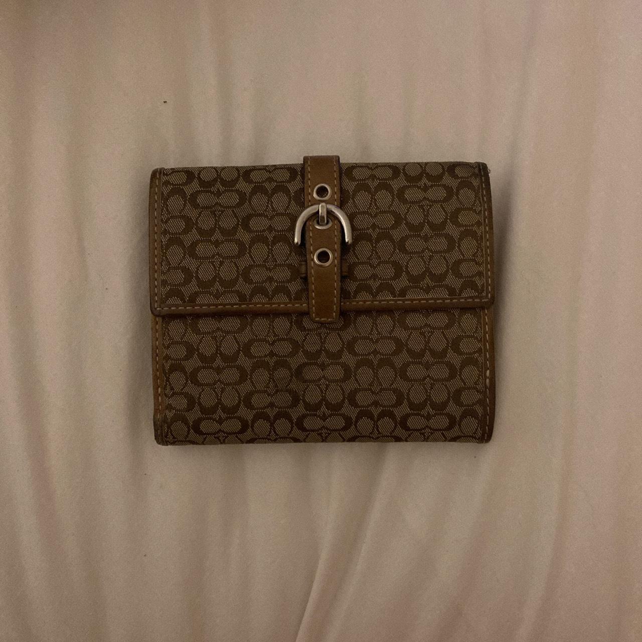 Coach monogram wallet, has various compartments for... - Depop