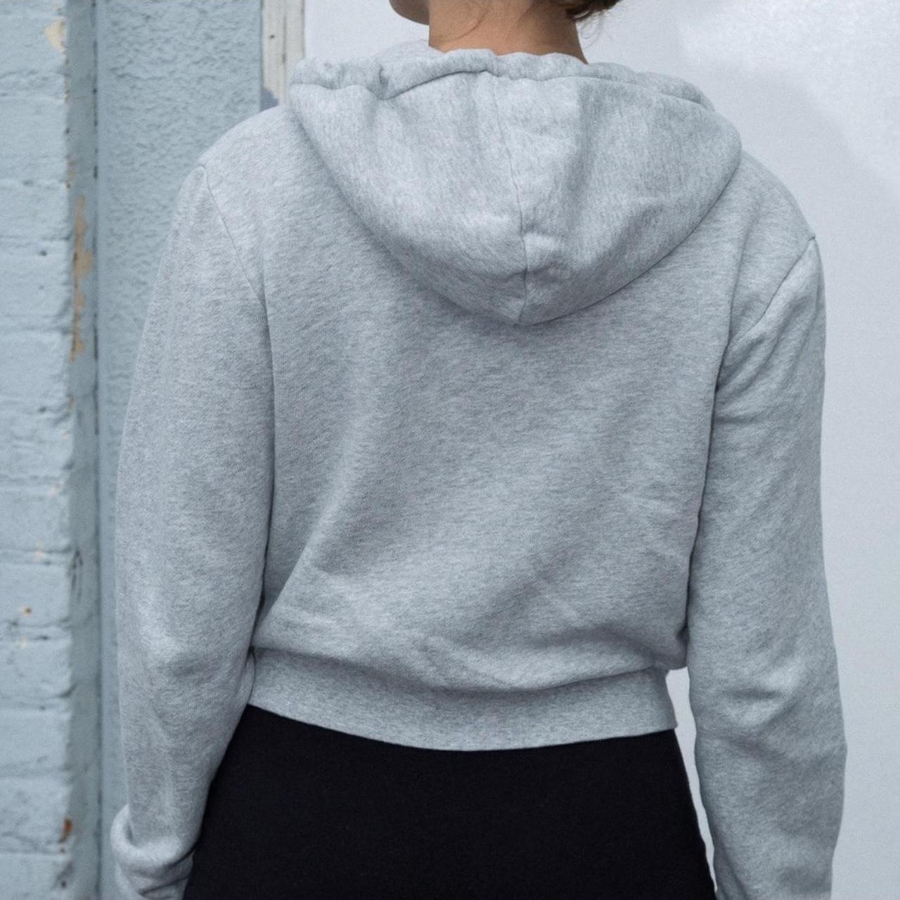 Brandy Melville Cropped Hoodie - Depop