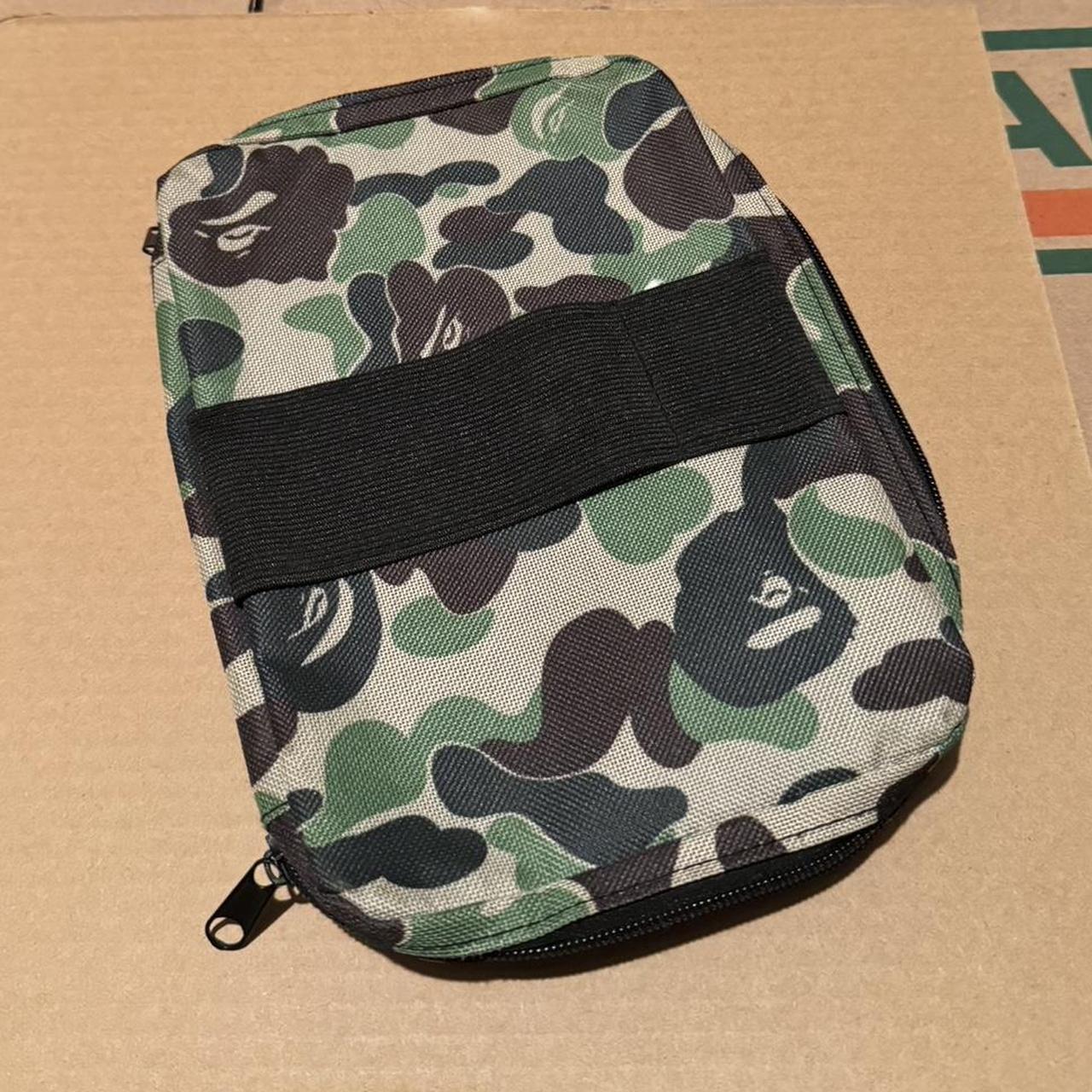BAPE camo pouch. Has credit card pockets and zipper... - Depop