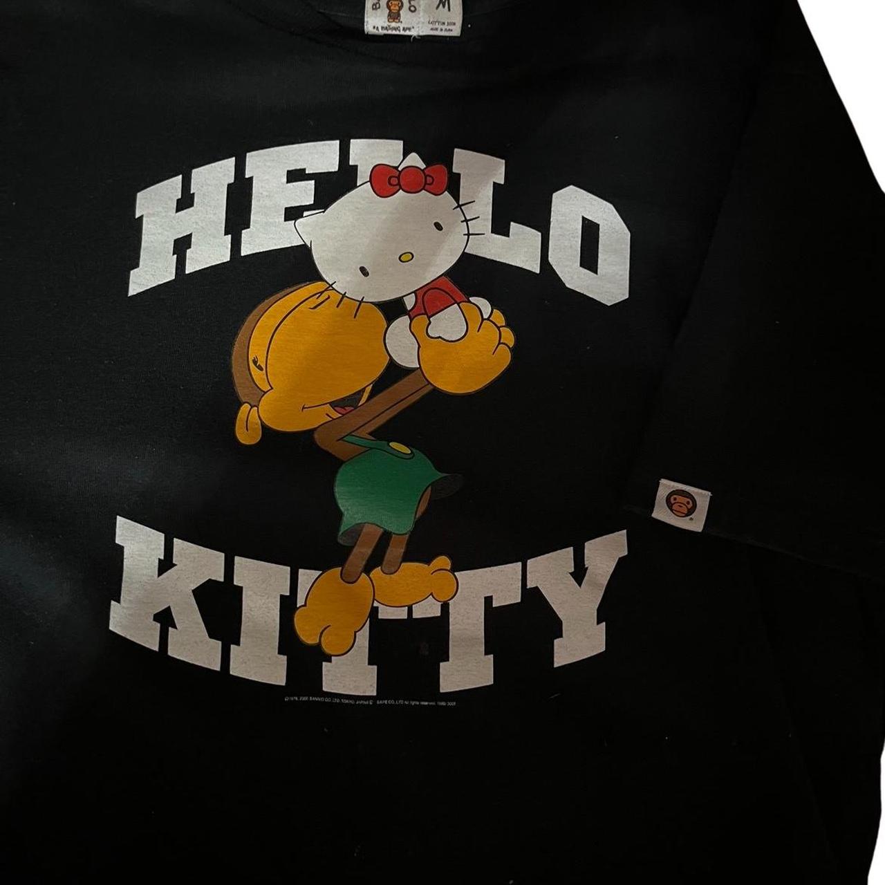 Hello Kitty X Bape X Baby Milo Tee 2000s DO NOT... - Depop