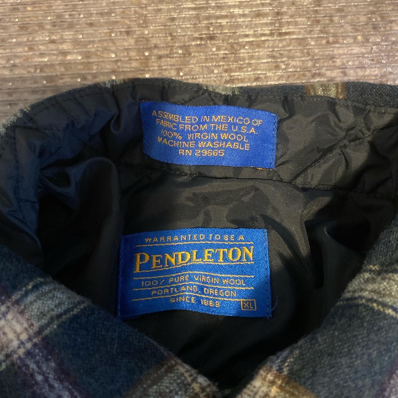 Pendleton Men's Navy Shirt | Depop