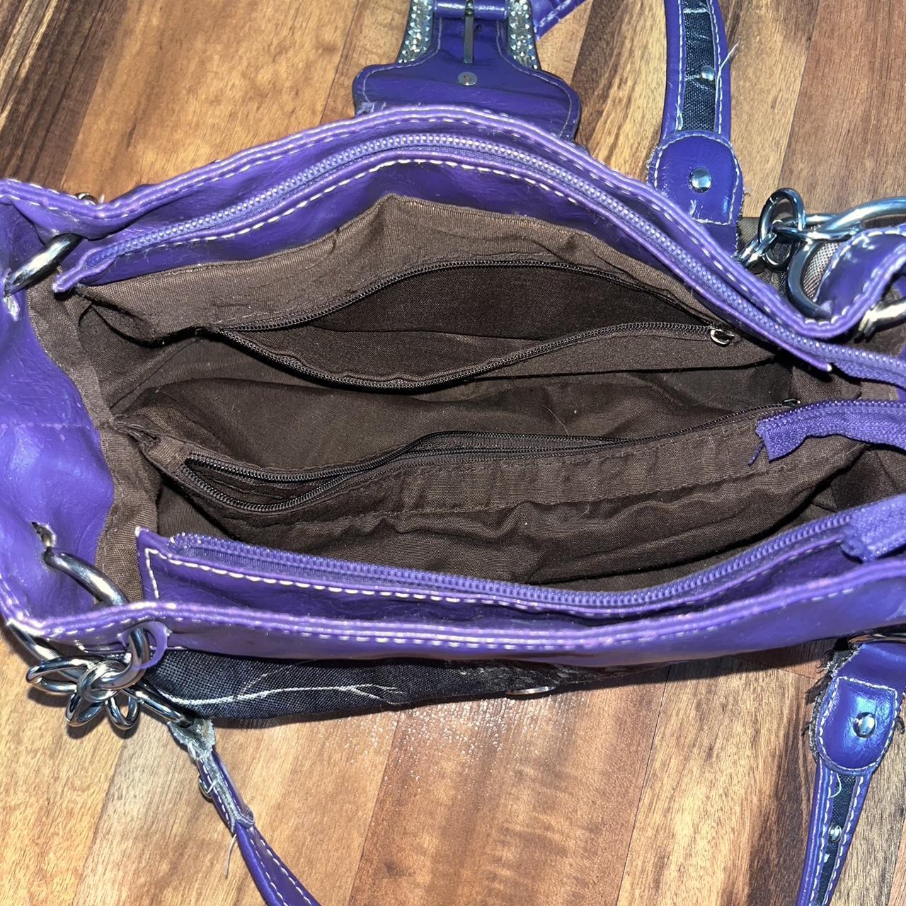 trashy 2000s y2k mcbling camo shoulder purse... - Depop