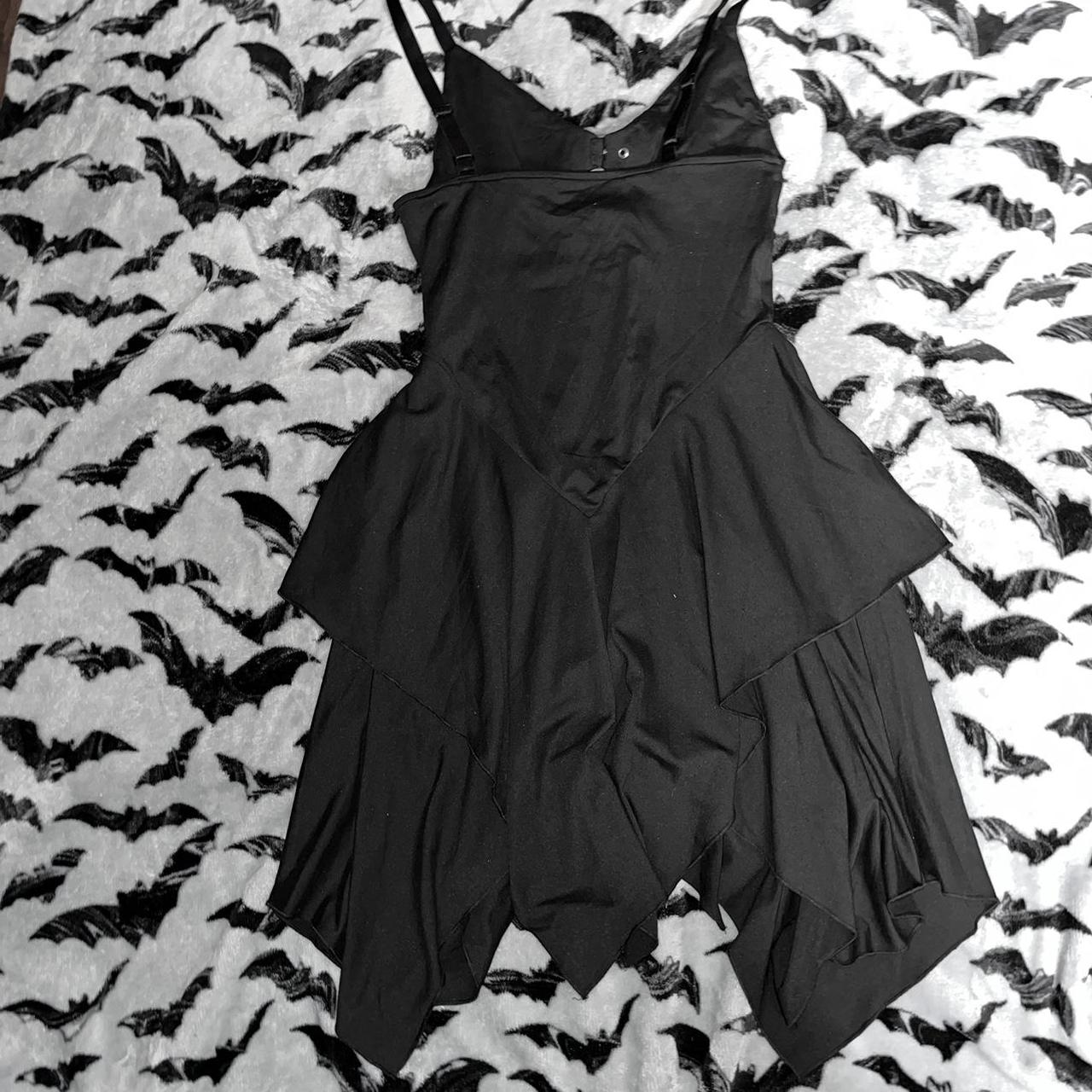 Forest Ink clothing black fairy style dress with... - Depop