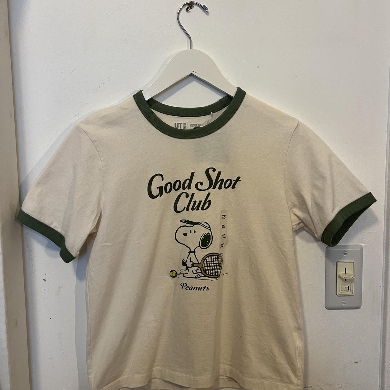Peanuts Snoopy Good Shot Club T-Shirt NWT! Great... - Depop