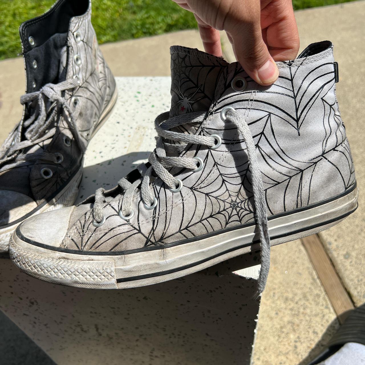 Spider-man Converse Size 9.5 in Men’s One of the... - Depop