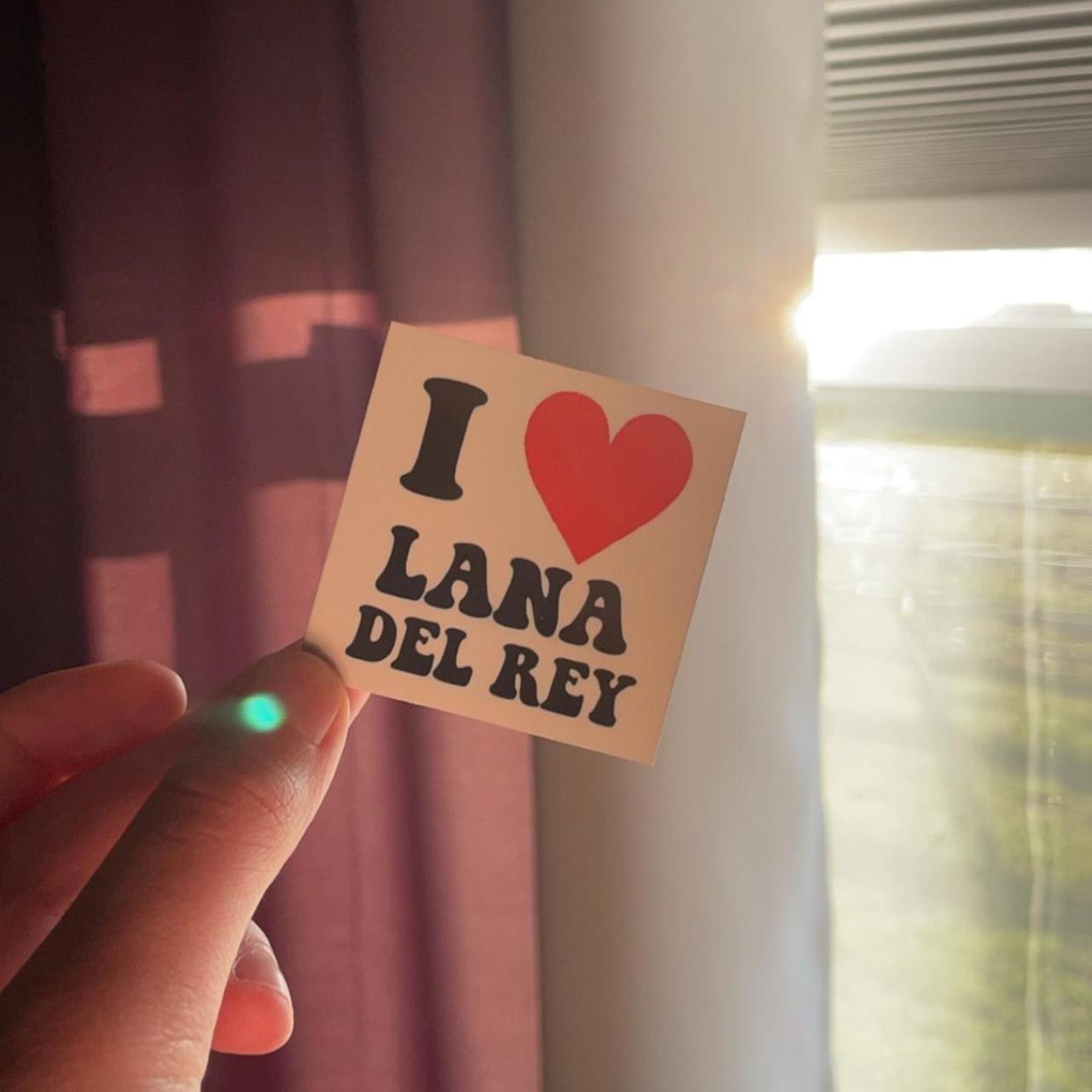 custom lana del rey sticker !! i can also make i ️... - Depop