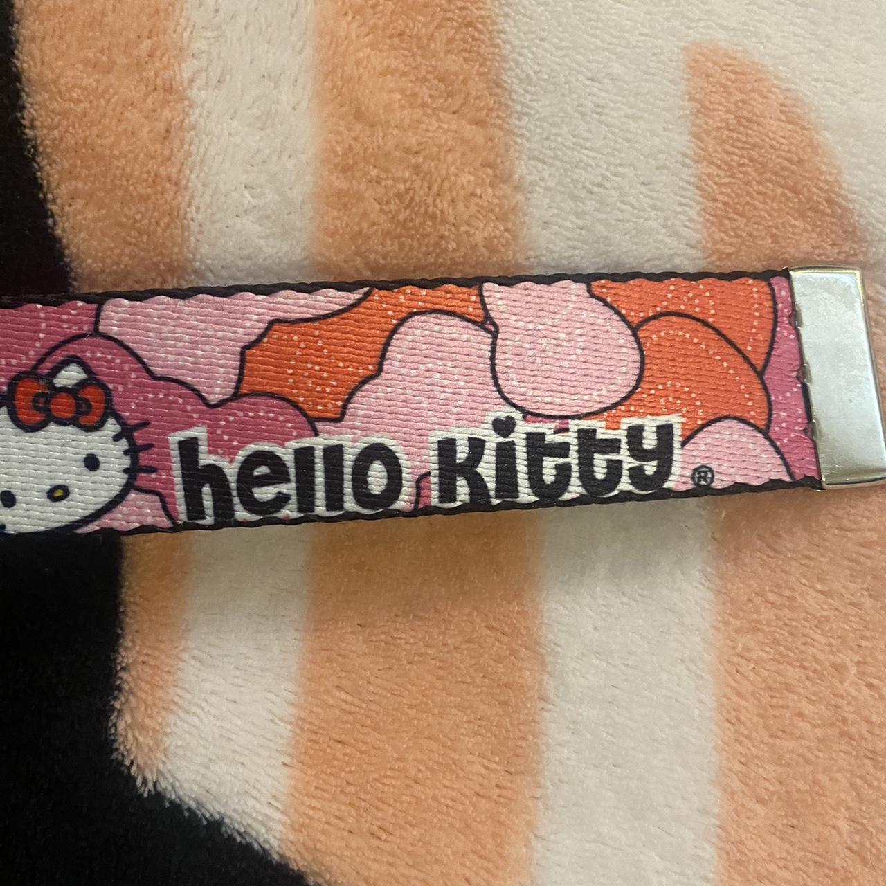 super cute hello kitty belt! :3 - when laid flat... - Depop