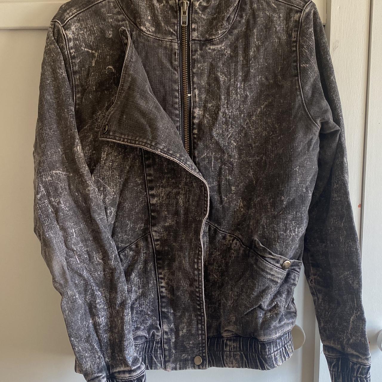Best Golf Punk acid-wash bomber. MIssing one... - Depop