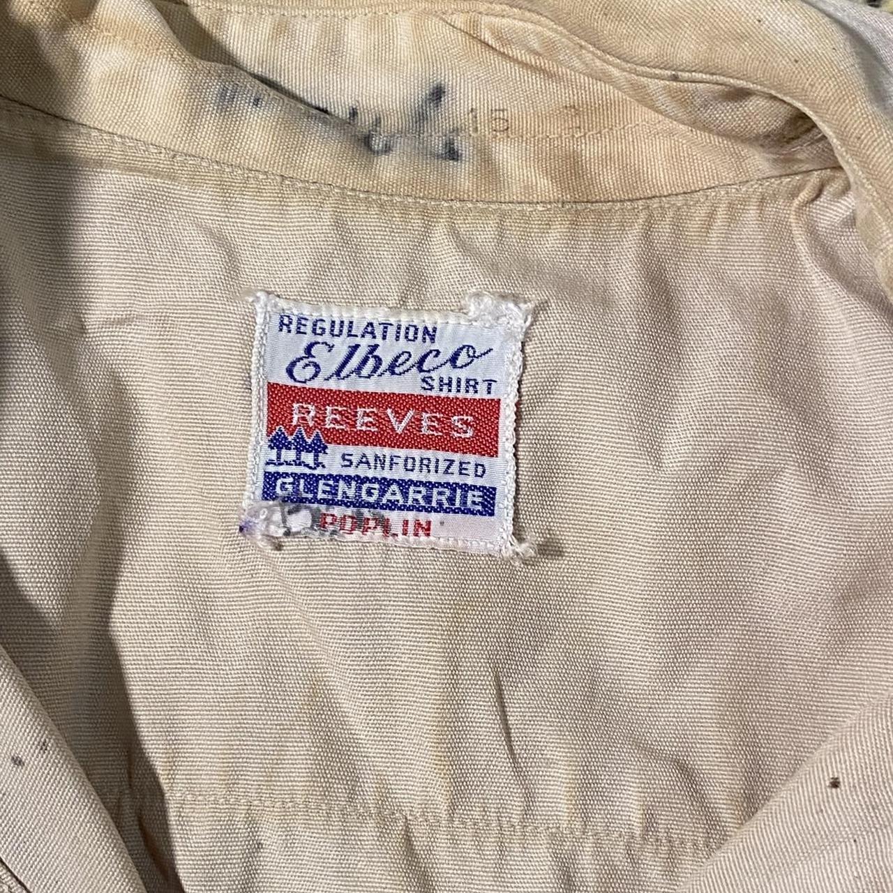 A790 1940s Regulation Elbeco Army Shirt 👔 This... - Depop