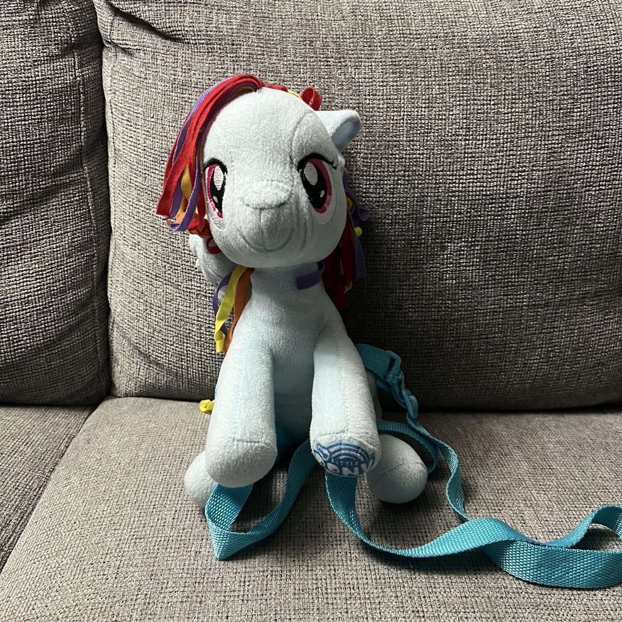 My Little Pony Rainbow Dash Plush Backpack Bag... - Depop