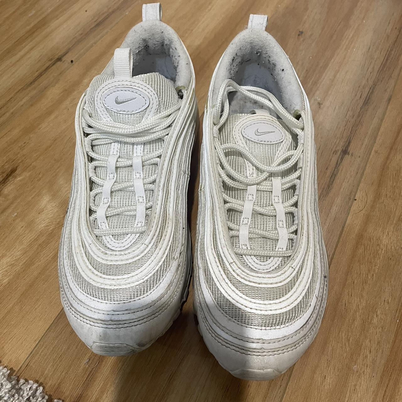 Nike Air Max 97s white. Only worn a couple of times... | Depop