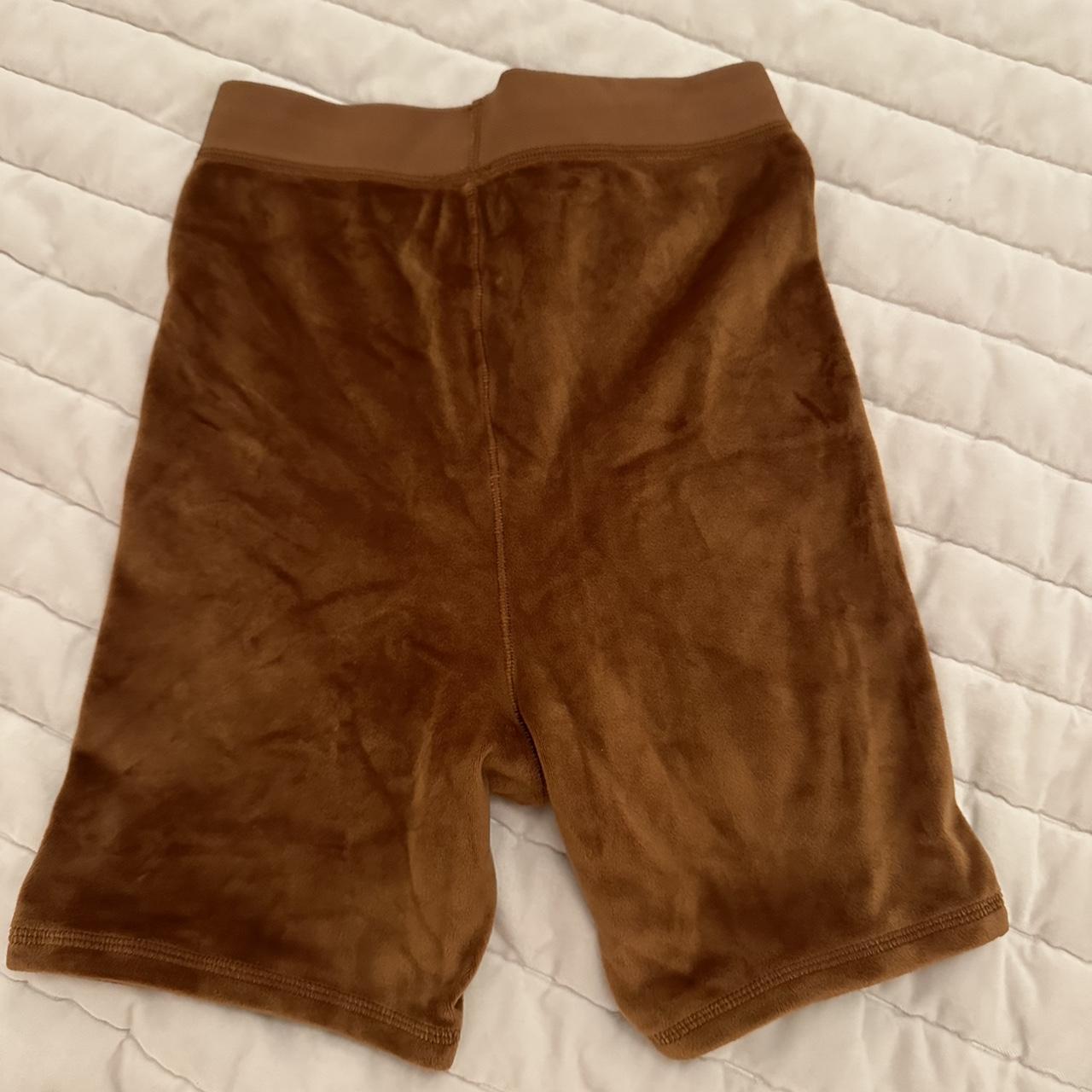 Super cozy velvet skims shorts🤎 Perfect for lounging... - Depop