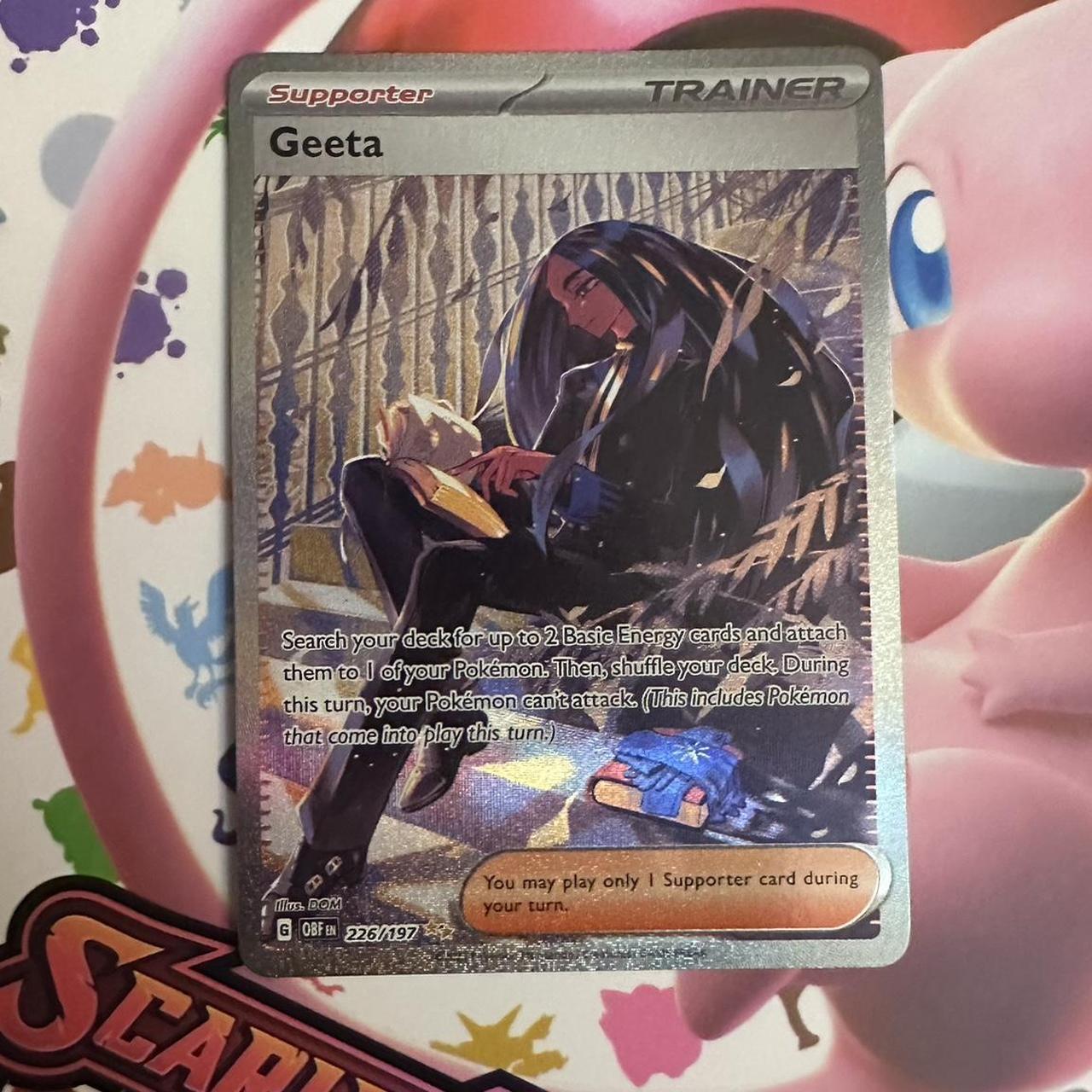 Geeta Full Art from Obsidian Flames Will be sleeved... - Depop