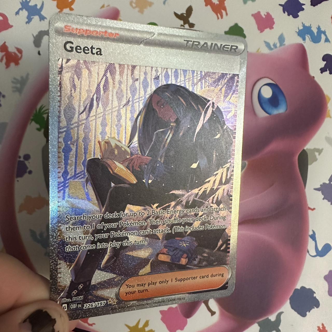 Geeta Full Art from Obsidian Flames Will be sleeved... - Depop