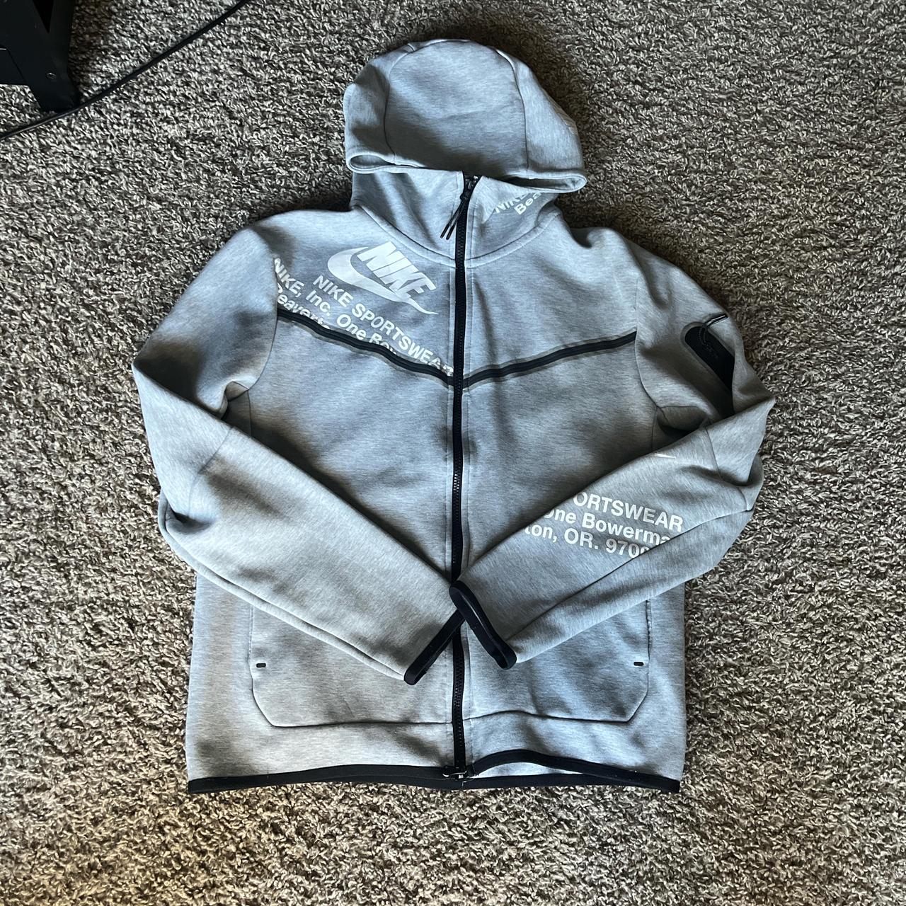 Nike tech grey size medium - Depop