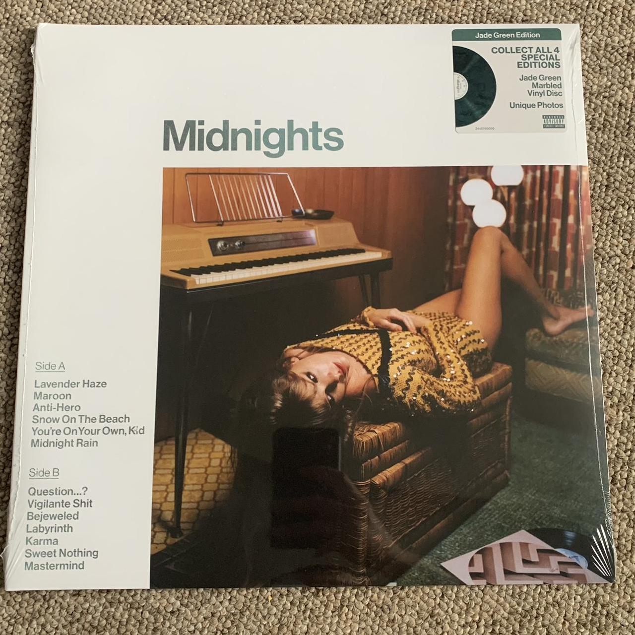 Taylor Swift Midnights Jade Green Vinyl Sealed - Depop Taylor Swift Midnights Jade Green Vinyl Sealed - Depop