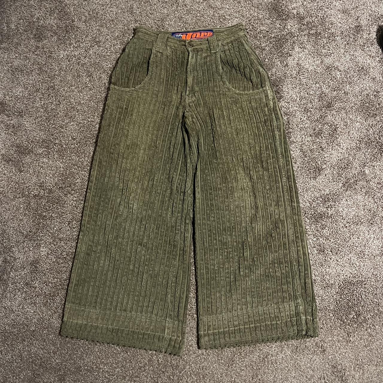 Vintage 90s corduroy JNCO jeans Fat Boy. 31x32... - Depop