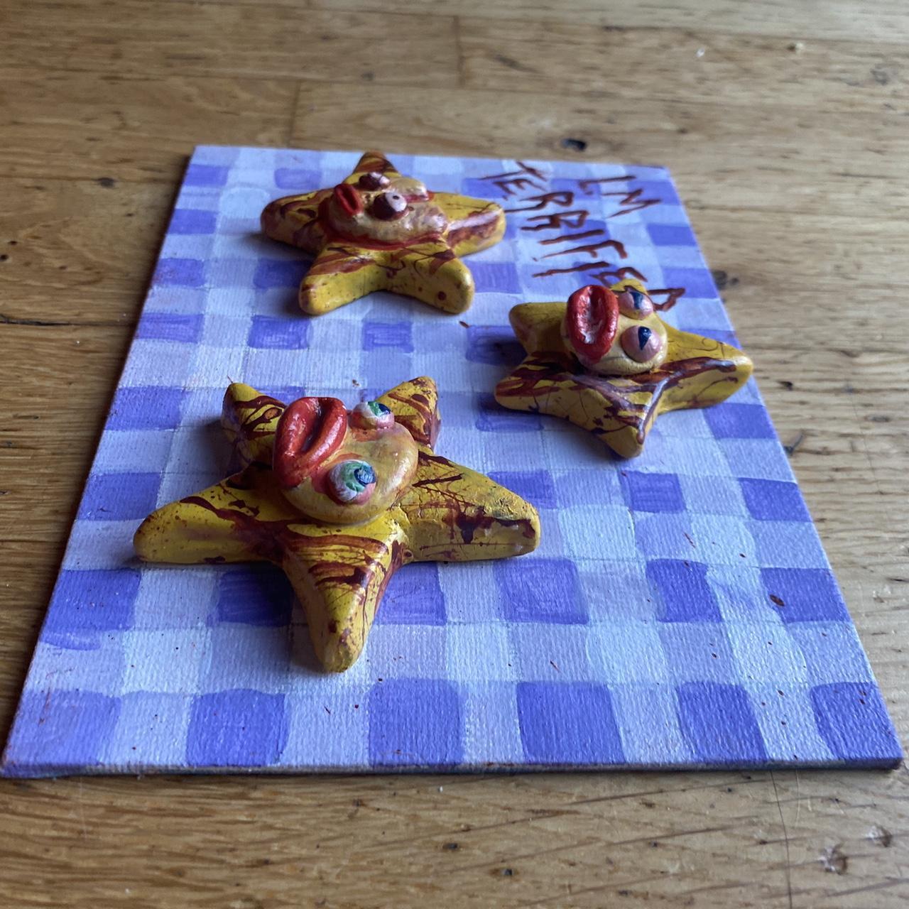 Jazmin bean ‘Terrified’ star 3D clay painting... - Depop