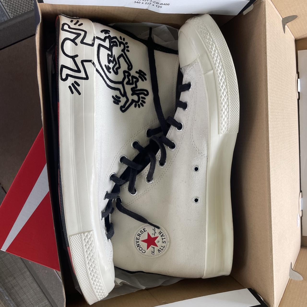 Converse Keith Harring collaboration Size 13m Worn... - Depop