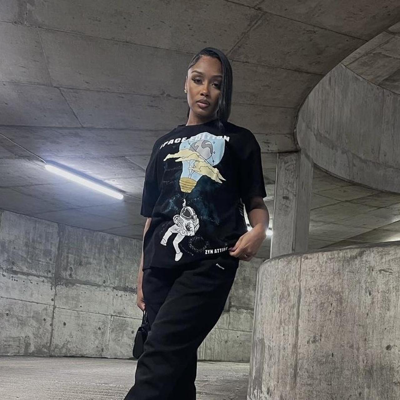 ZYN SPACE EDITION TEE SCREEN PRINT HEAVYWEIGHT... - Depop