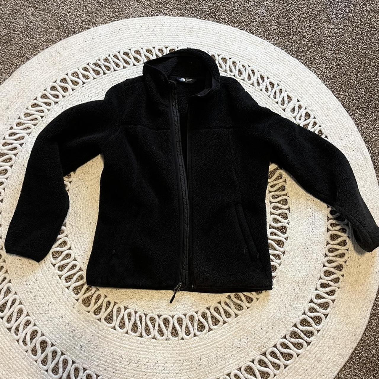 black north face zip up size... - Depop