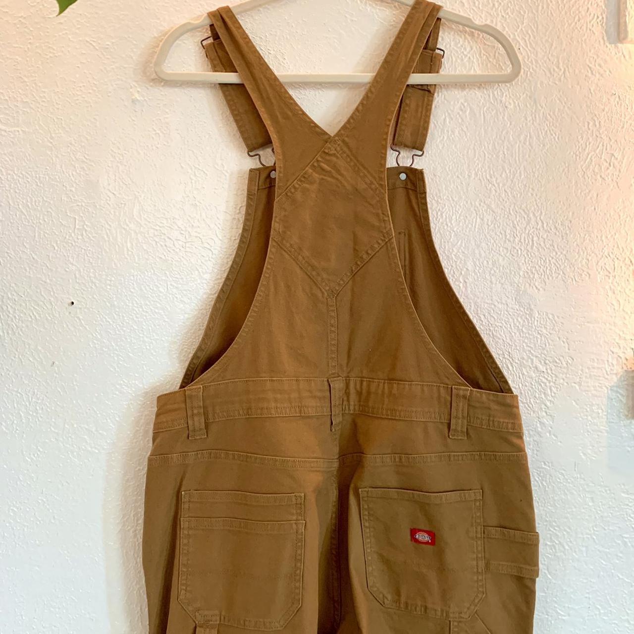 Dickies duck brown overalls - Depop