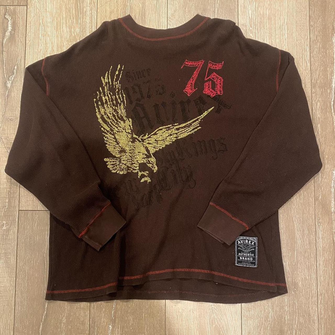 Vintage Y2K Avirex thermal size XL... - Depop