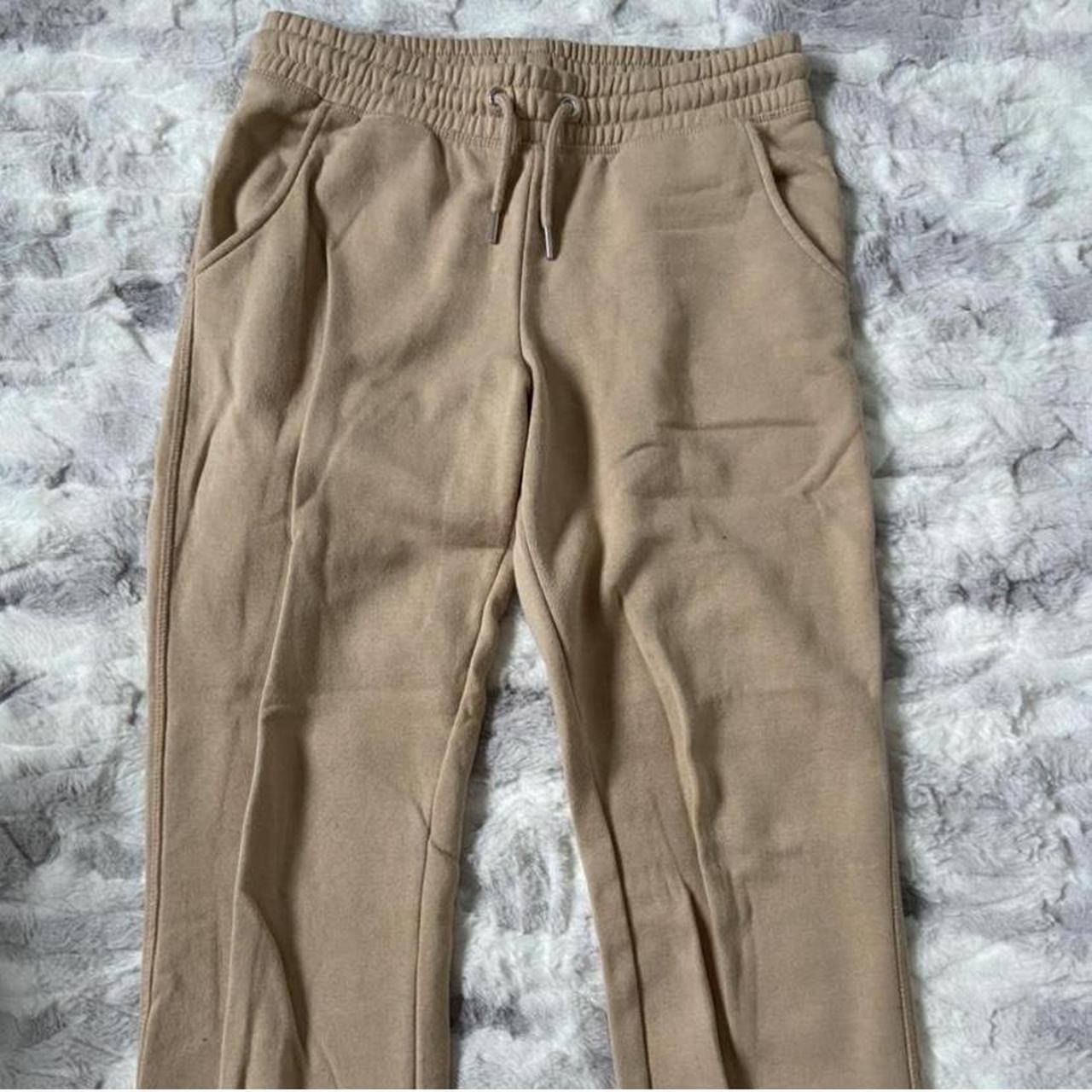 primark beige joggers, never been worn, UK size... - Depop