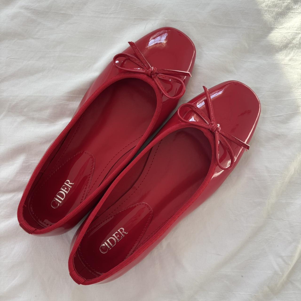 Cider Red Ballet Flats Size Women’s 7 / W7 Never... - Depop