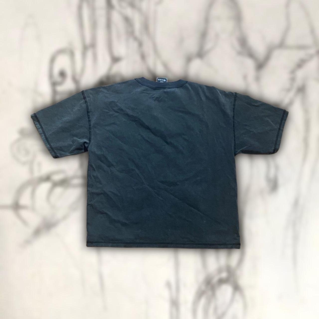 acid wash graphic tee - Depop