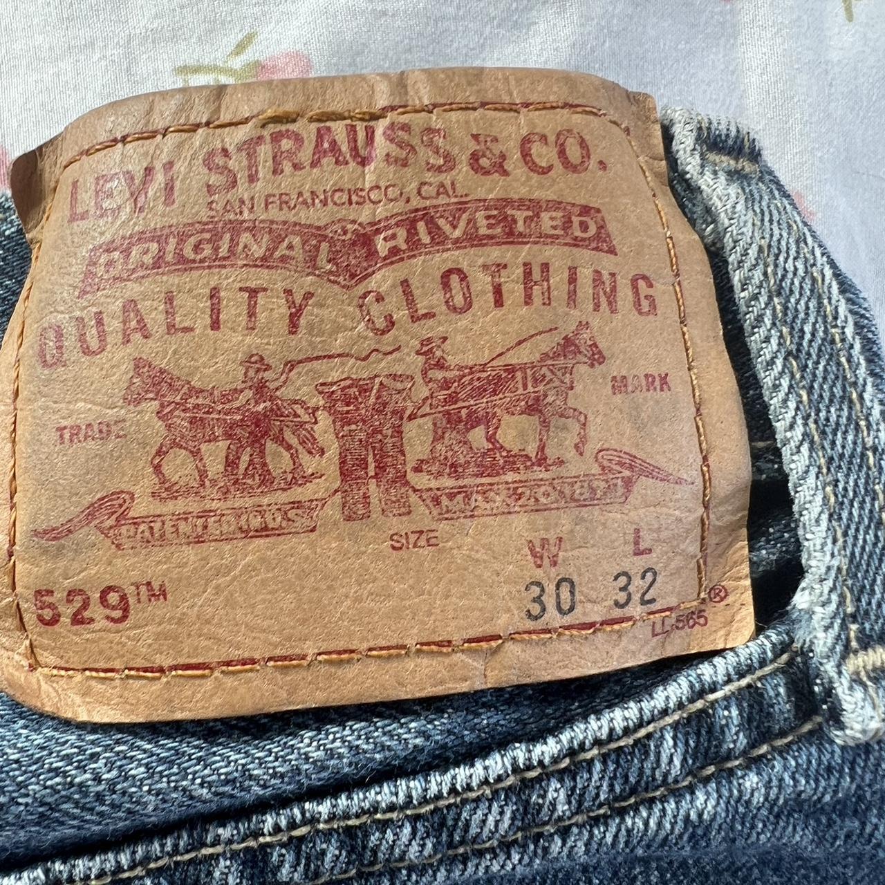 levi’s 529 mens jeans -30x32 low rise - Depop
