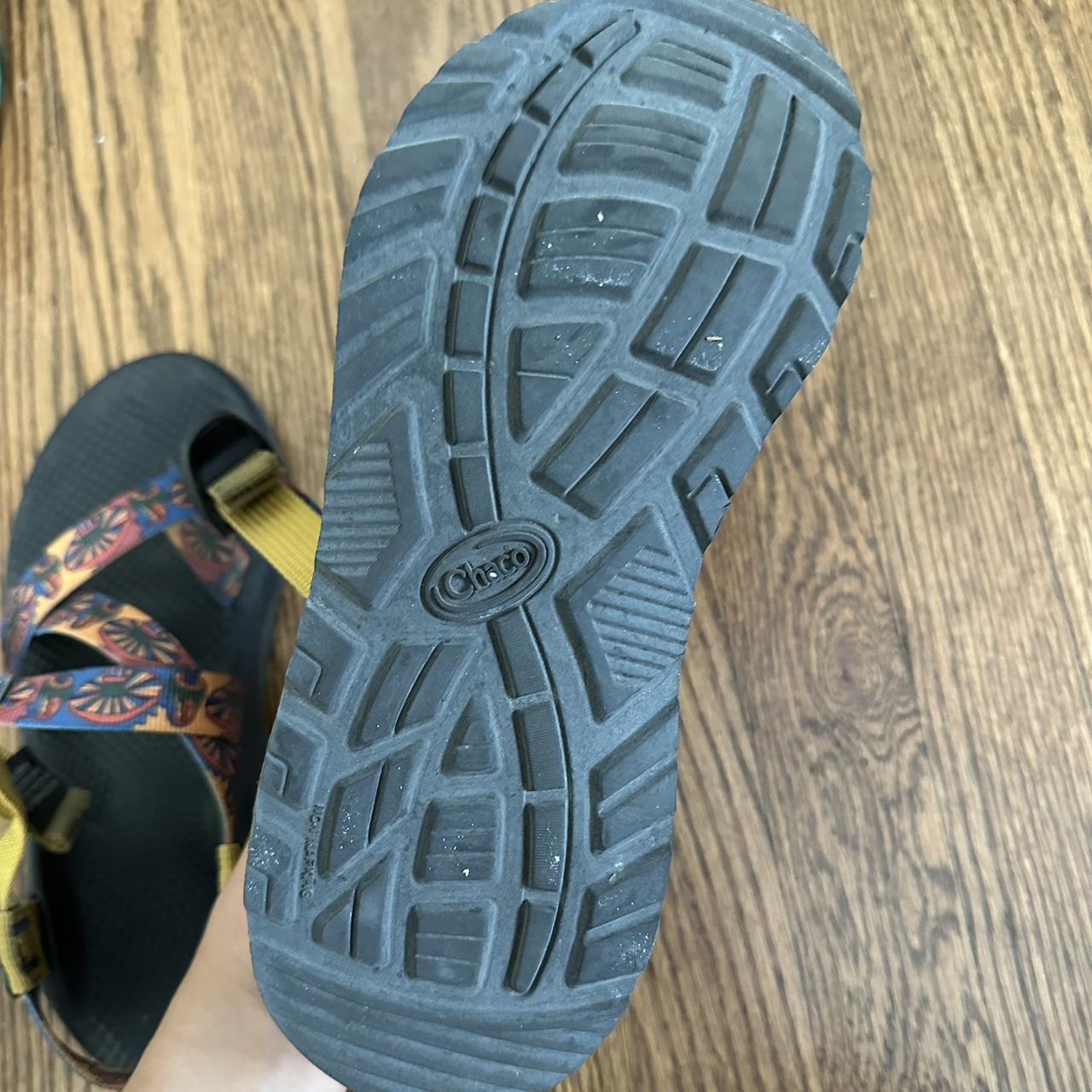 custom mushroom chacos size 7 designed these on the... - Depop