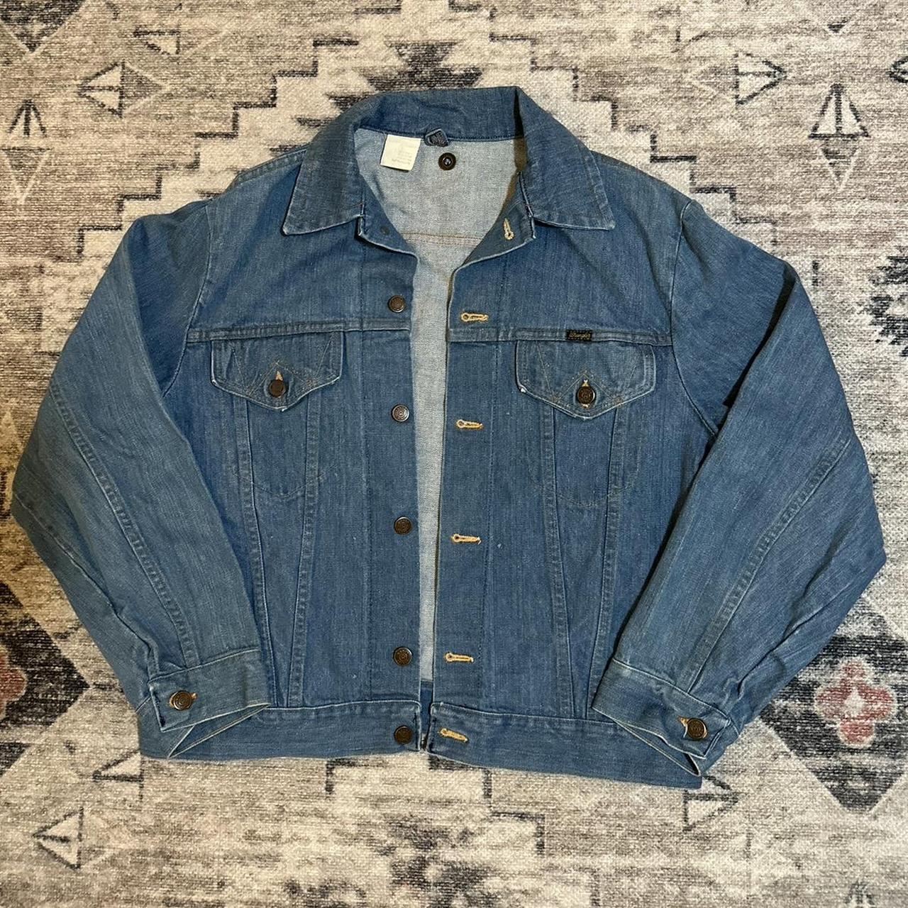 Vintage Wrangler Denim jacket. This 70s type 3... | Depop