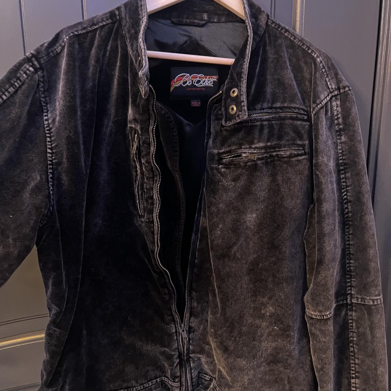 BC Ethic Brown Suede Jacket 🤎⛓️pre-owned in good... - Depop