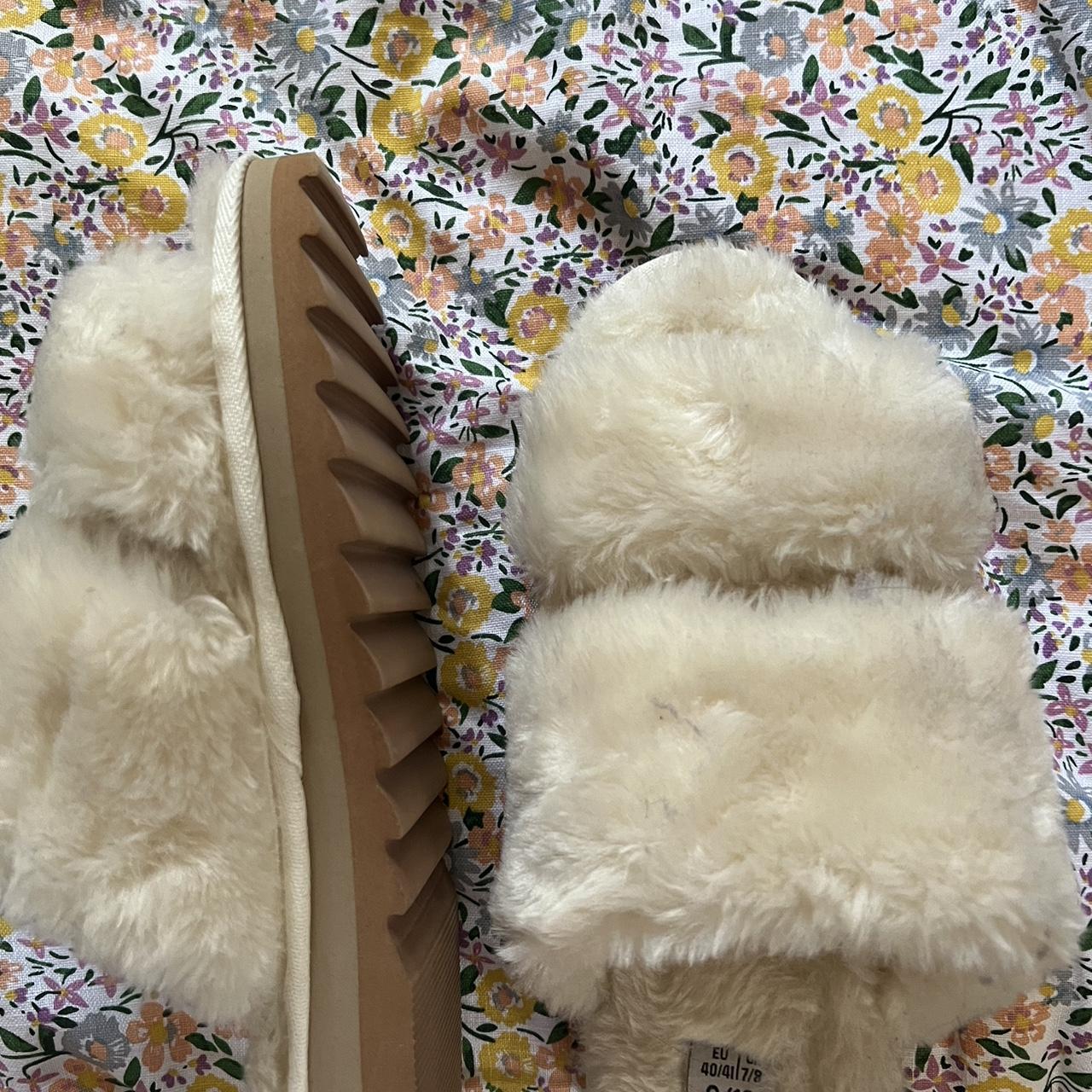 These super cute fluffy slippers from Kmart. Hardly... - Depop