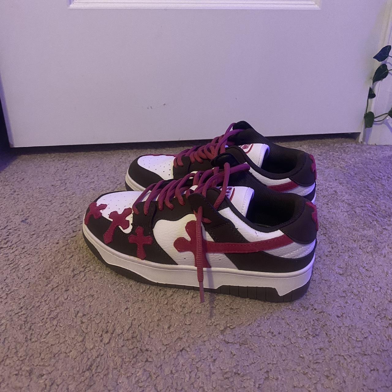 Supermade brown and pink shoes -only worn once... - Depop